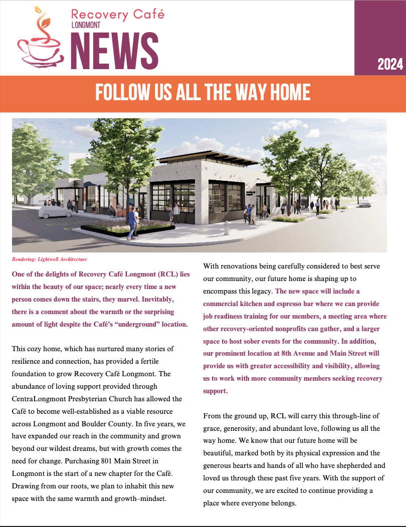 Learn About Recovery - Recovery Café Longmont